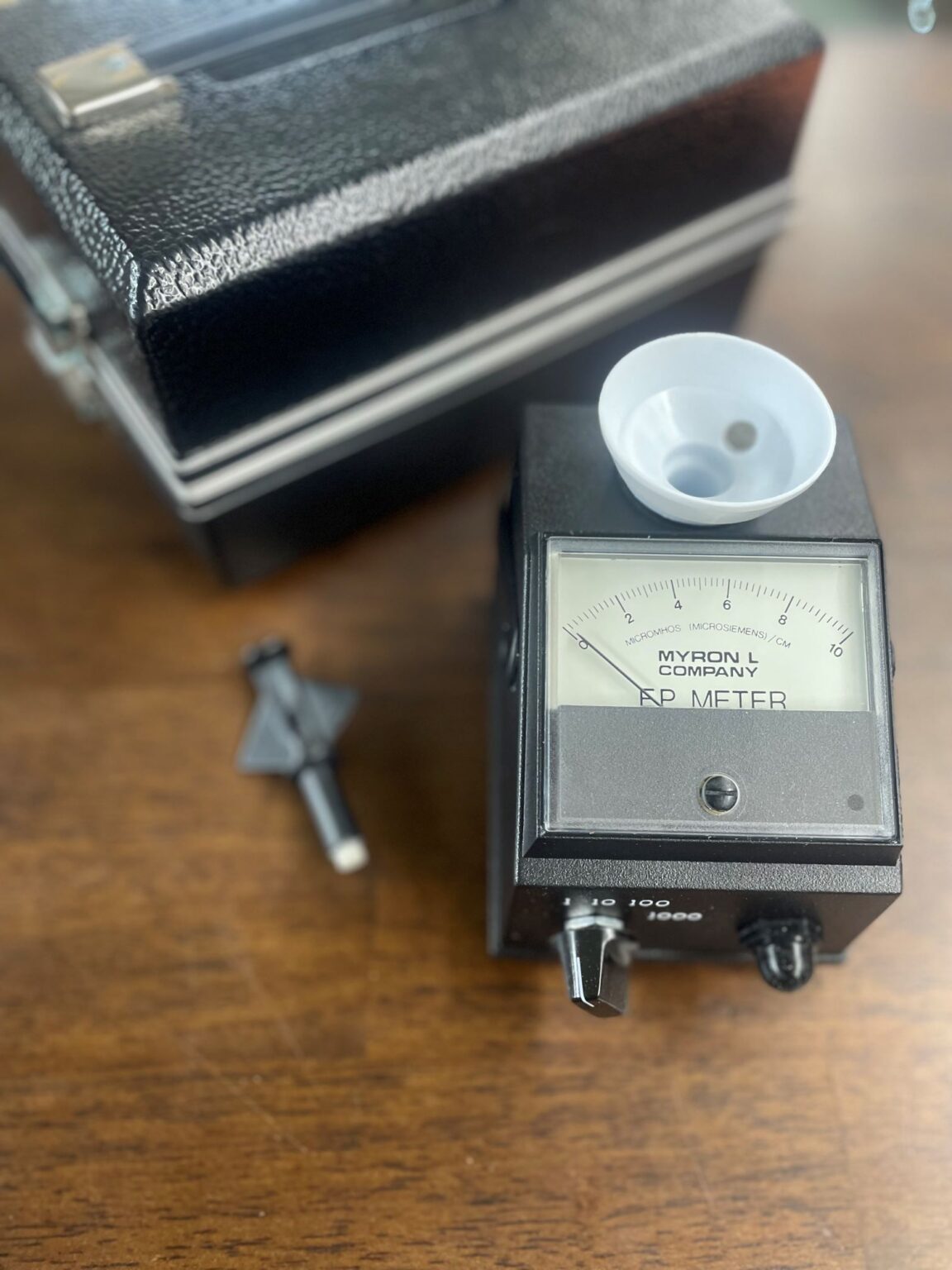 Geochemical Meter w/instruction booklet (shown in Carrying case, with ...